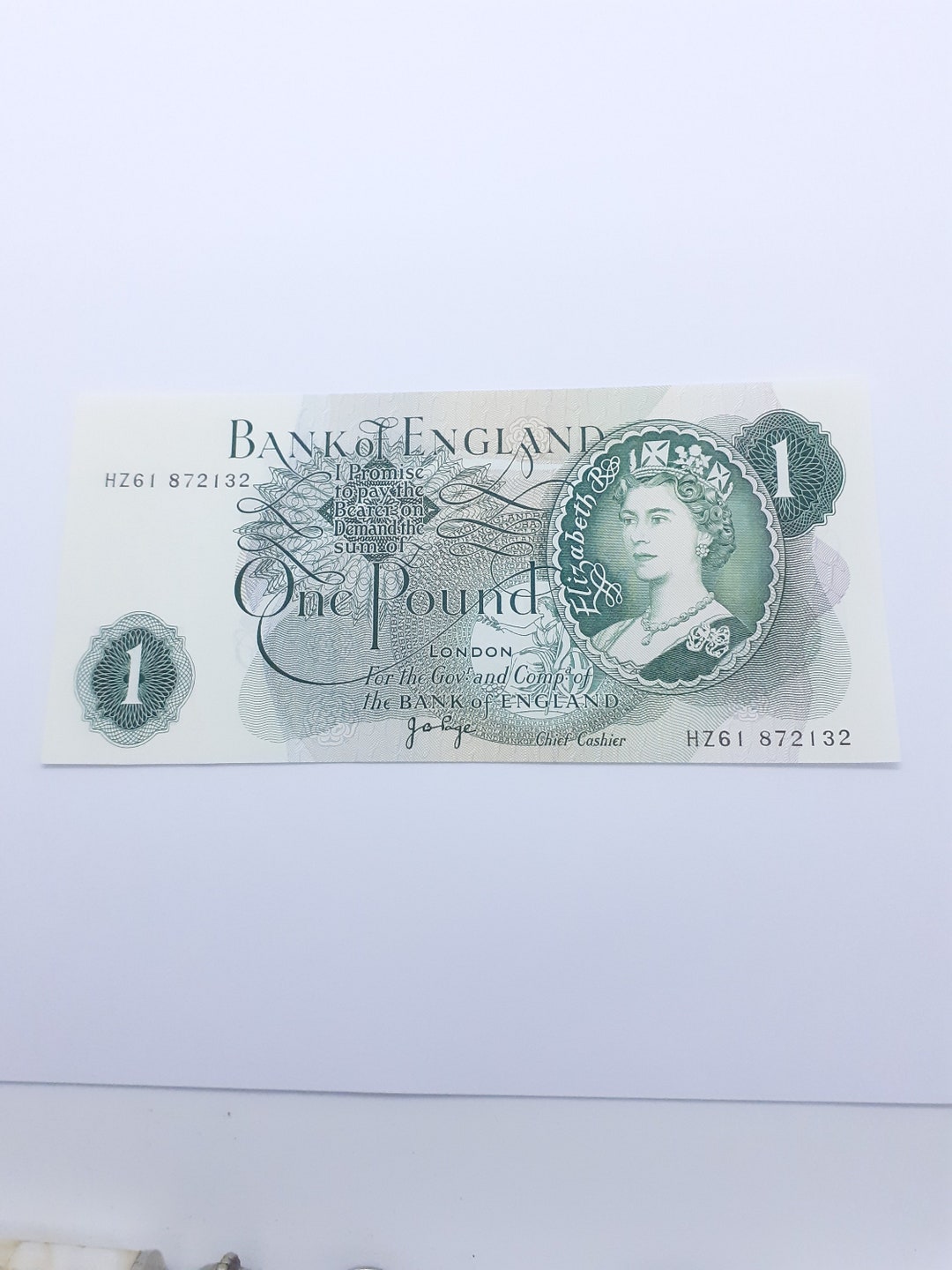 Five One Pound Notes, Take Your Pick, Hollom, O'brien, Page. Being Sold ...