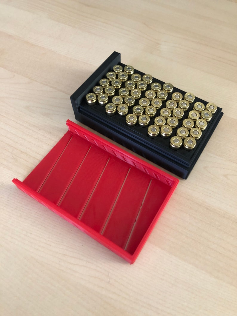 9mm Ammo Box 50 Round Storage Loading Tray 3D Printed | Etsy
