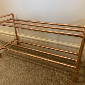 Copper Shoe Rack - Etsy UK