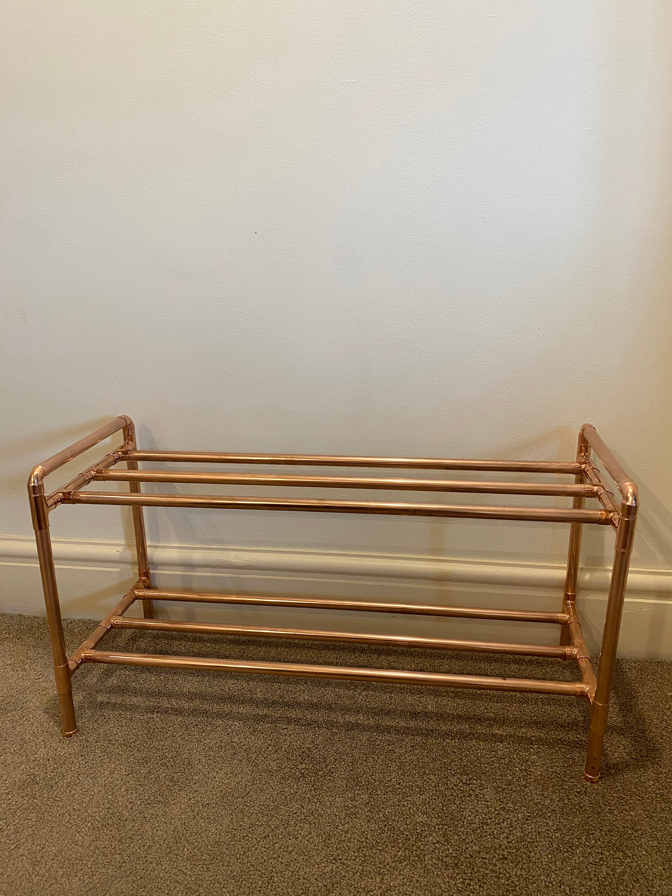 Copper Shoe Rack - Etsy UK