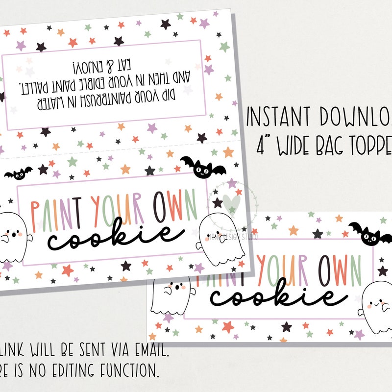 Goodie Bag Topper - Etsy