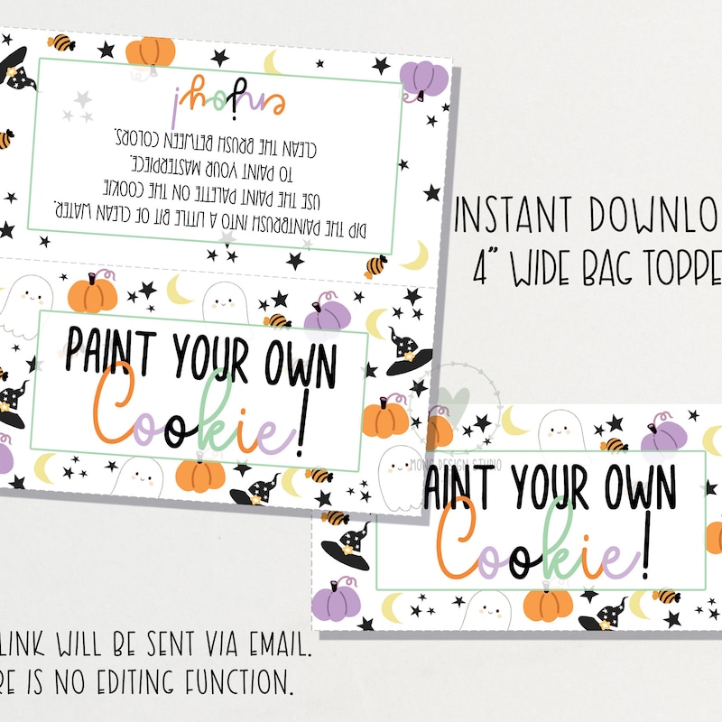 Goodie Bag Topper - Etsy