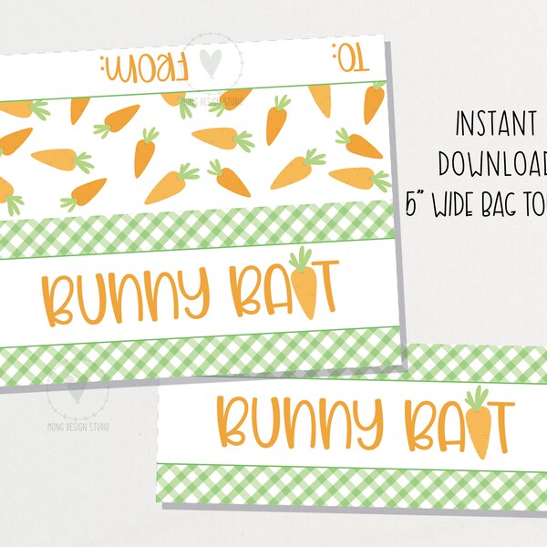 Easter Treat Bag Topper Svg - Etsy