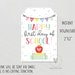 Happy First Day of School Tag Back to School Tag Printable - Etsy
