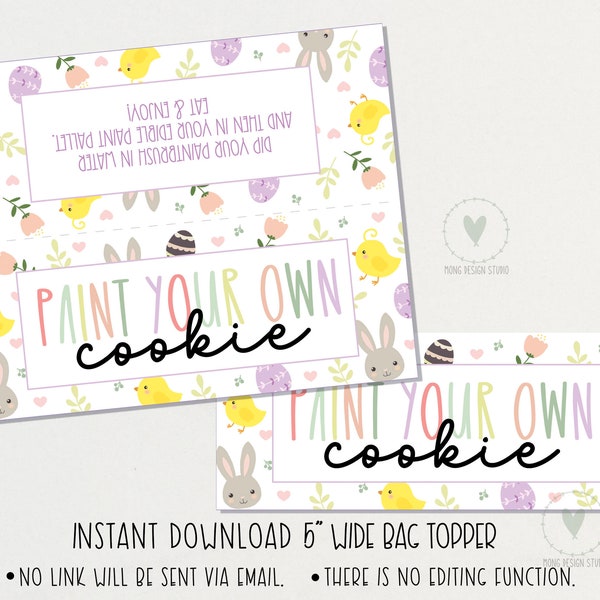 Easter Bag Toppers - Etsy