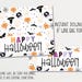 Happy Halloween Treat Bag Toppers/ Cookie Treat Bag Toppers/ Printable ...