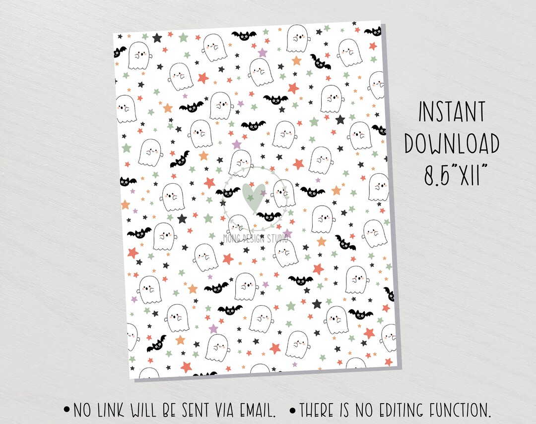 Halloween Cookie Box Backer/ Printable Cookie Packaging - Etsy