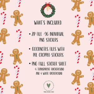 Christmas Goodnotes Stickers/ Winter Digital Stickers/ Christmas ...