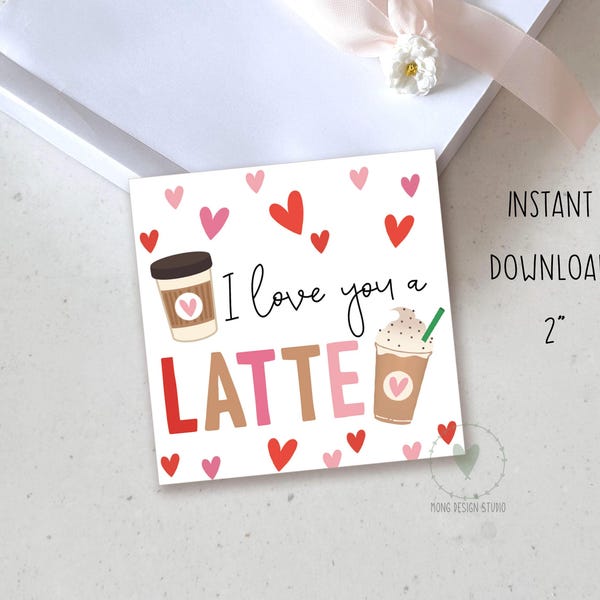 I Love You a Latte - Etsy