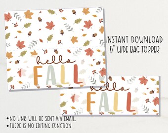 Happy Fall 2 Cookie Tags/ Thanksgiving Autumn Tags/ - Etsy