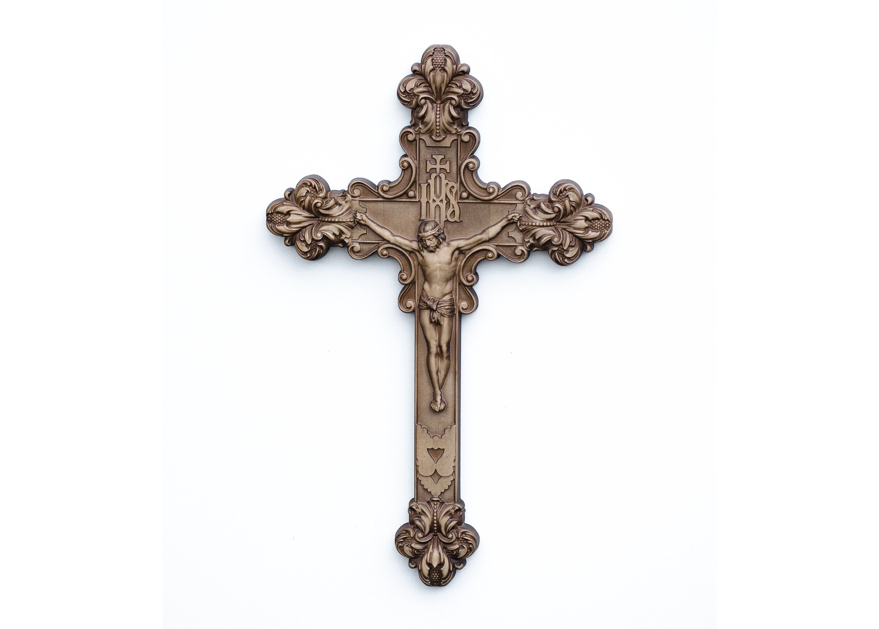 Crucifix Wood Carving丨wooden Christian Wall Crucifix丨highly - Etsy