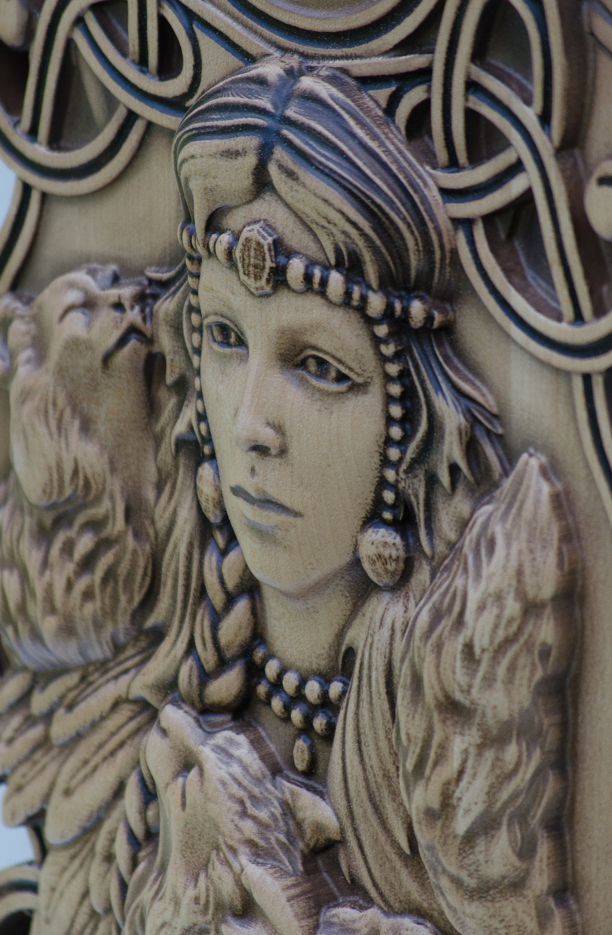 Norse Goddess Freya Wood Carving丨wood Carved Viking - Etsy UK