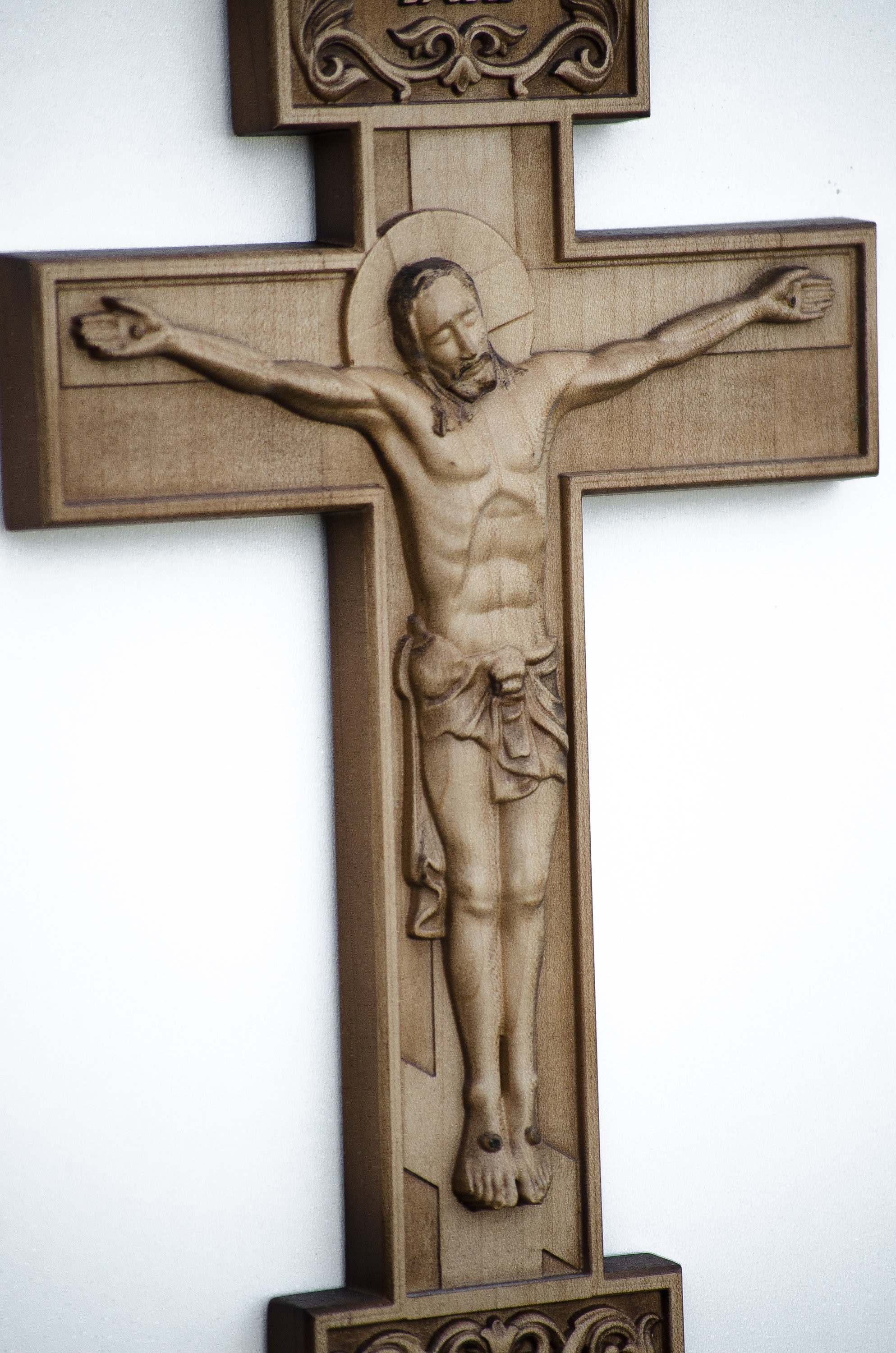 Crucifix Wood Carving丨wooden Christian Wall Crucifix丨highly - Etsy