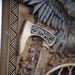 Viking Valknut Runes Wood Carving丨symbol of the Knot of the Fallen in ...