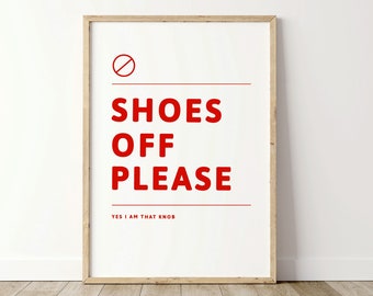 Funny No Shoes Sign - Etsy