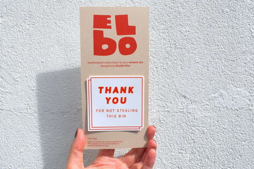 Don't Steal My Bin Sign, Funny Wheelie Bin Sticker - Etsy