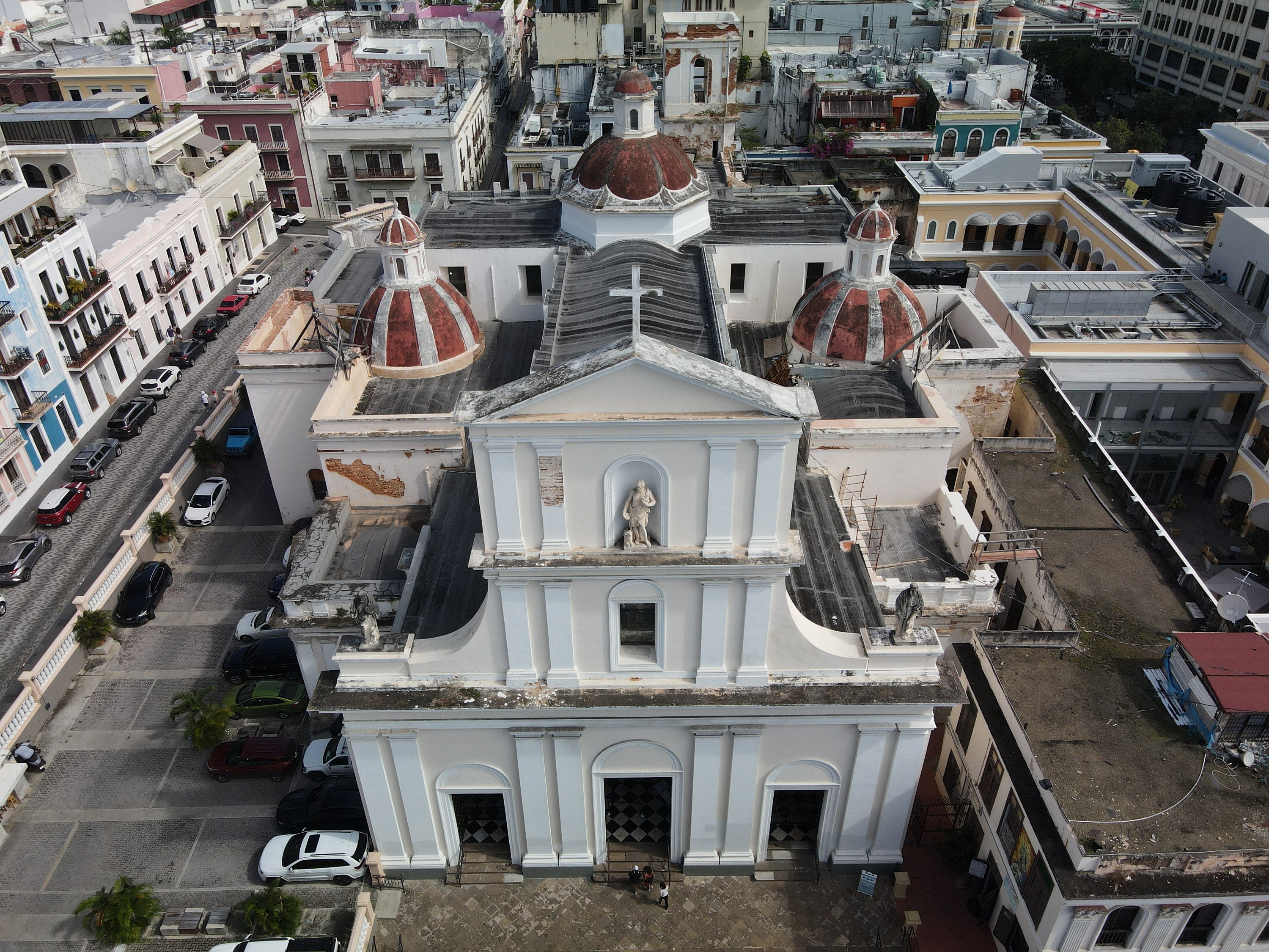 Vista aérea de la Catedral de San Juan Antiguo San Juan | Etsy