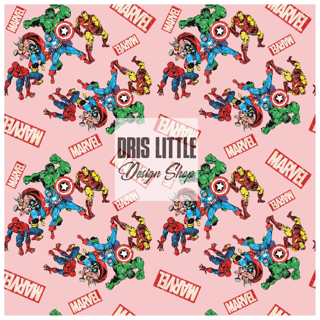 Seamless, File, Files, Pattern, Patterns, Super, Hero, Heroes, Digital ...