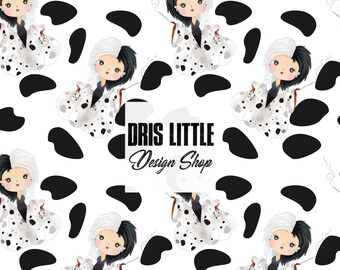 Perfect Dalmatian Spots Seamless Digital Design File. Spotted. - Etsy