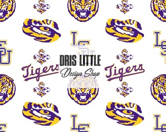 Cricut Cut Layered Files LSU SVG SEC College Team Logo Digital Art ...