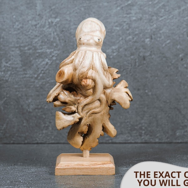 Wooden Octopus - Etsy