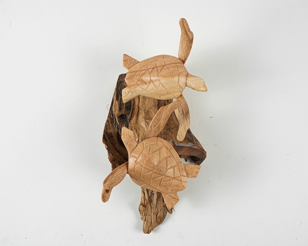 Wooden Turtle Wall Decor 10, Seaturtle Wall Art, Wooden Wall Statue ...