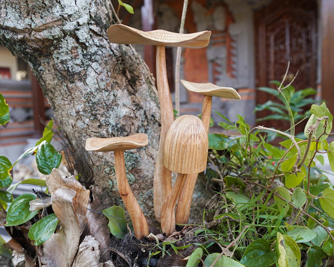 Large Mushroom Figurine 13 Outdoor Mushroom Ornament - Etsy