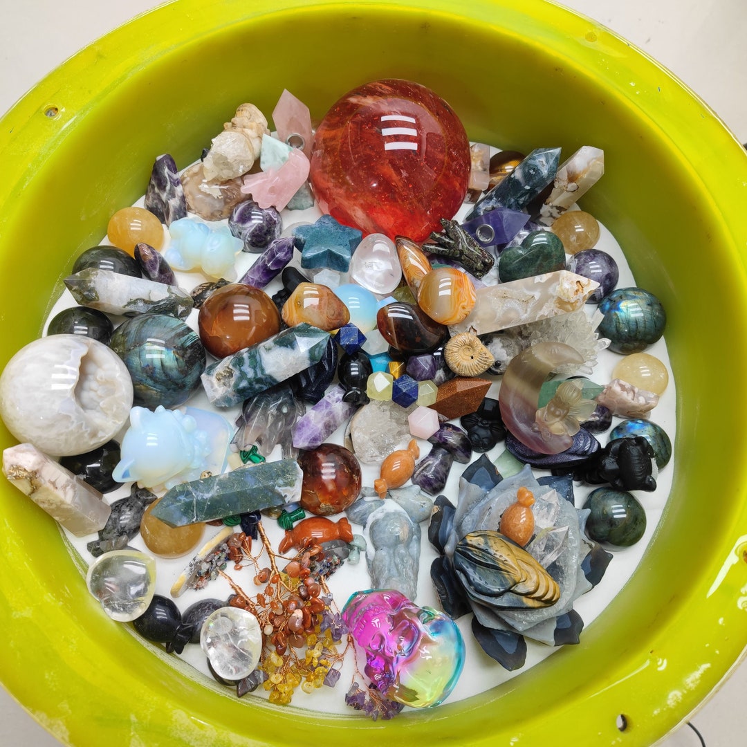 Lucky Crystal Scoop Mystical Crystal Confetti Reiki Super - Etsy