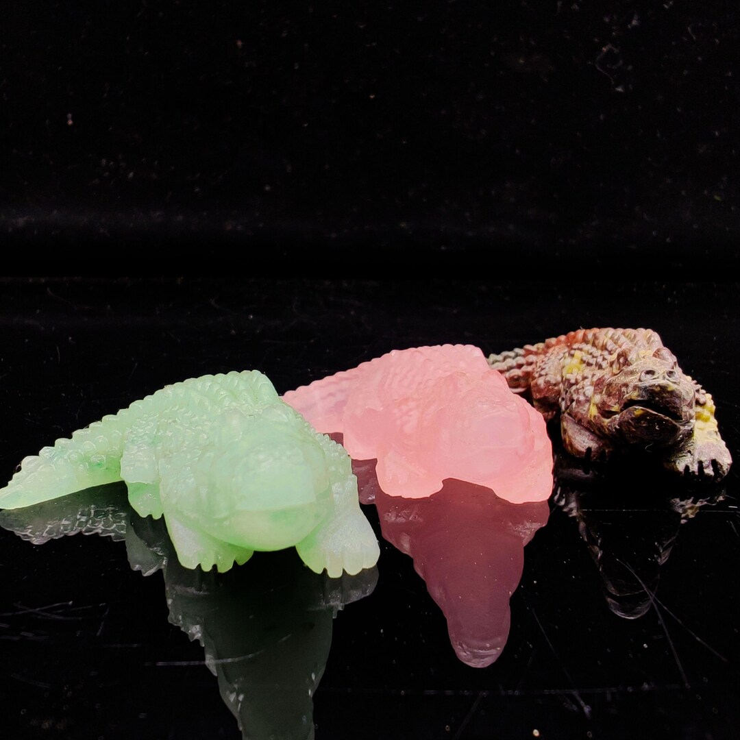 Natural Crystal Crocodile Carved Crystal Animal Sculpture Gift - Etsy