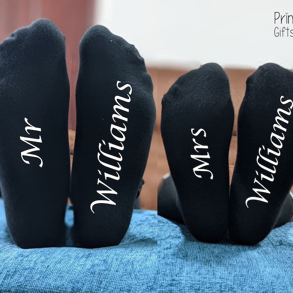 Mrs. and Mr. Socks - Etsy