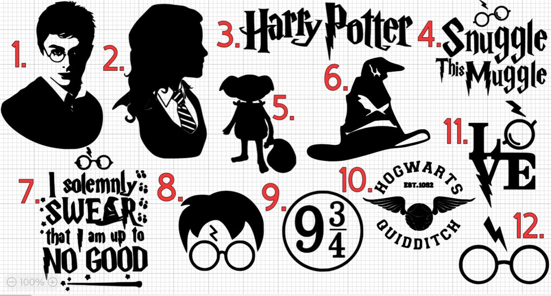 Harry Potter Vinyl Decals, Stickers, Car Decal, Daniel Radcliffe ...