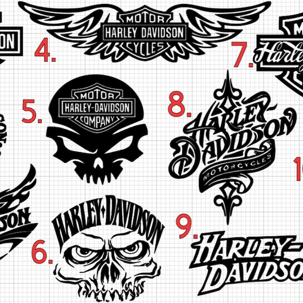 Harley Davidson Decals and Stickers - Etsy Canada
