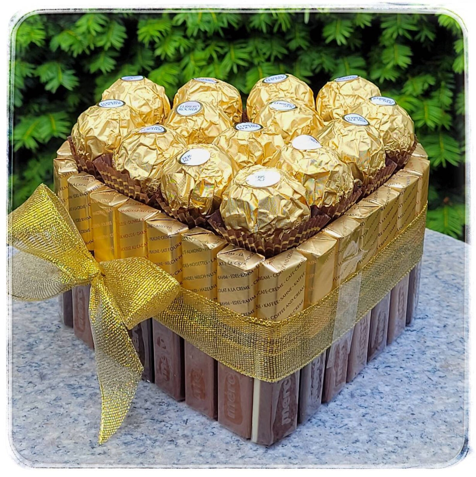 Merci Torte Rocher Geburtstag Geschenk Schokoladentorte - Etsy