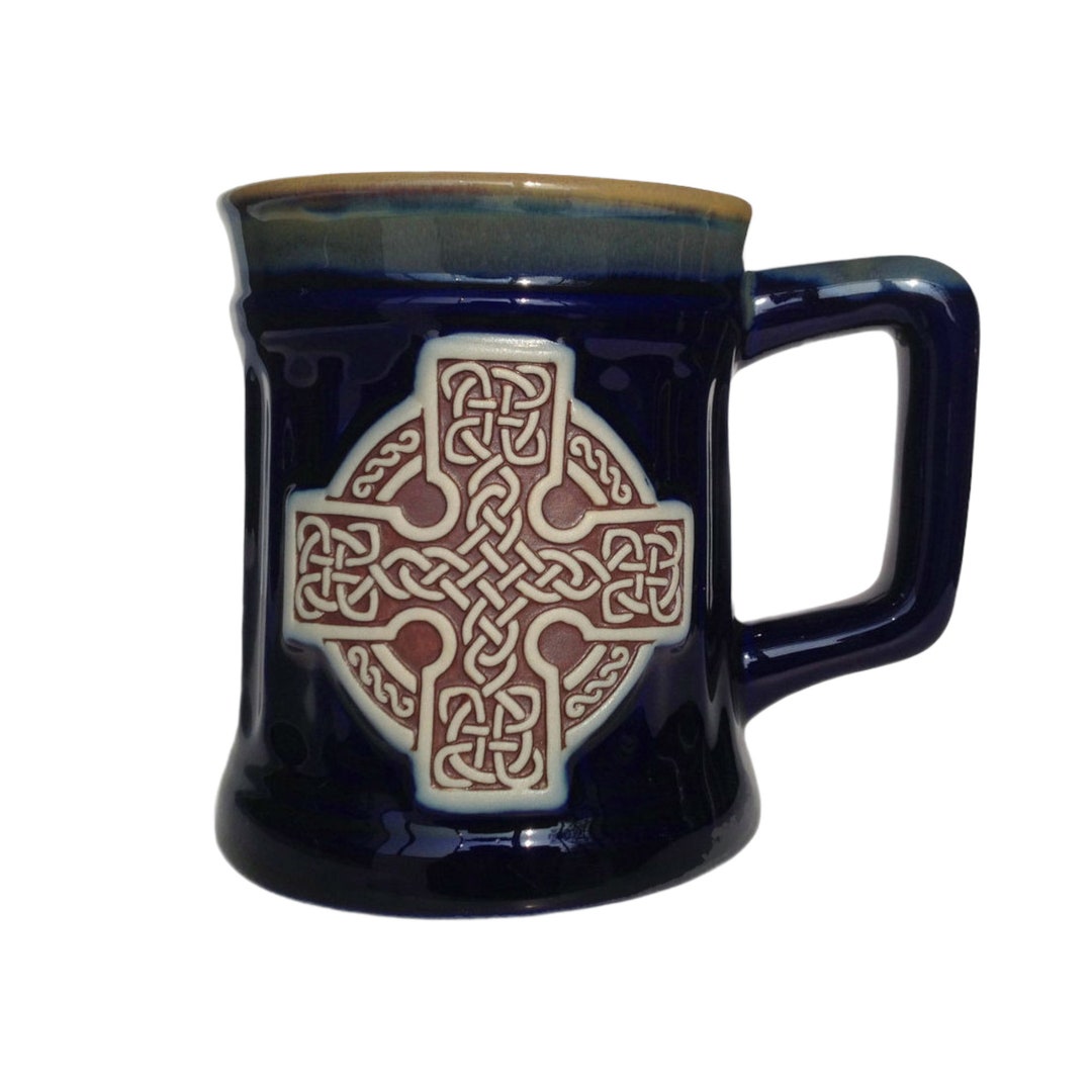 Scottish Stoneware Mugs MADE IN SCOTLAND, Celtic Cross, Scottie Dog ...
