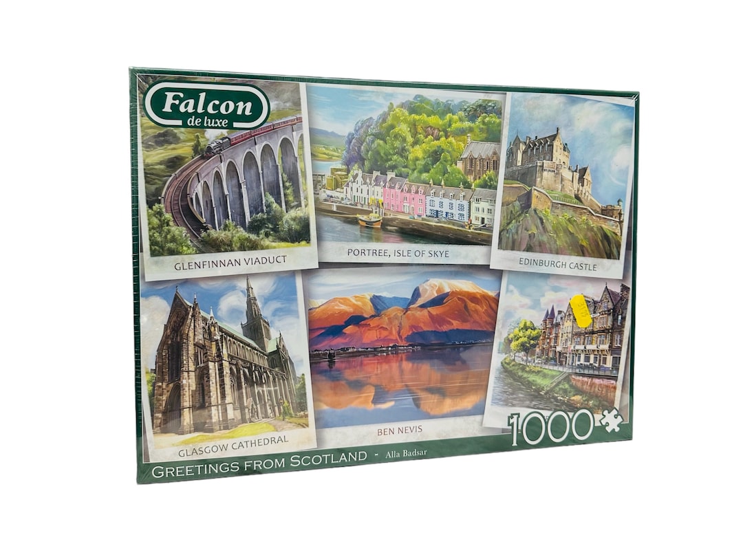 1000 Piece Scotland Jigsaw - Etsy