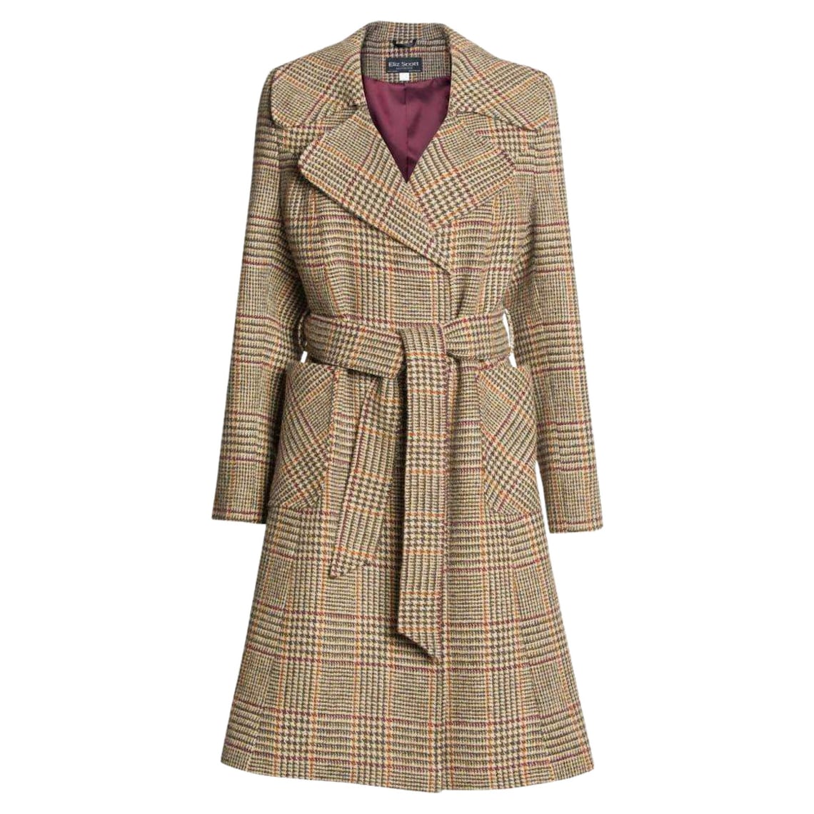 Ladies Harris Tweed Coat Amanda Etsy