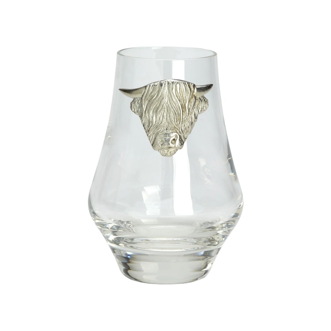 Highland Cow Emblem Whisky Tasting Glass MADE IN SCOTLAND Whisky ...