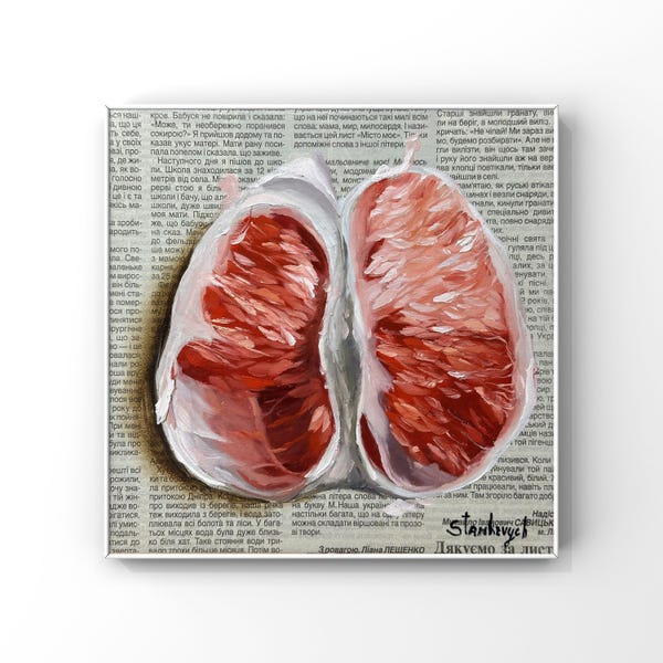 Grapefruit Painting - Etsy