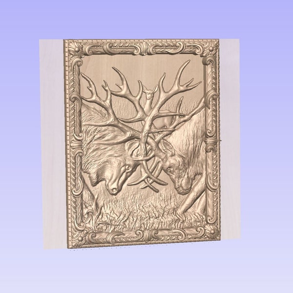 Cnc Stl Files Deer - Etsy