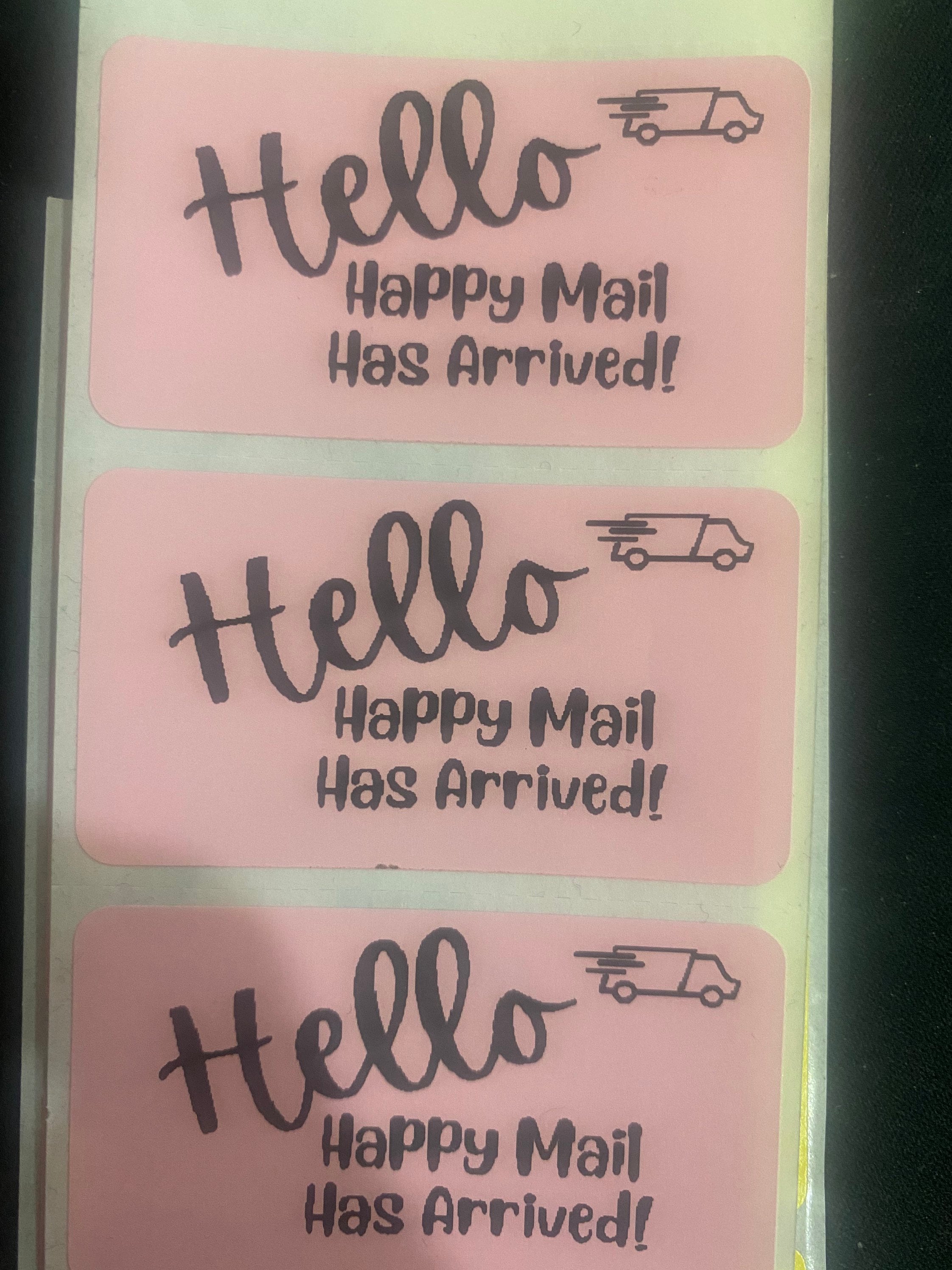 Labels Hello Happy Mail Has Arrived Bundle of 100 - Etsy