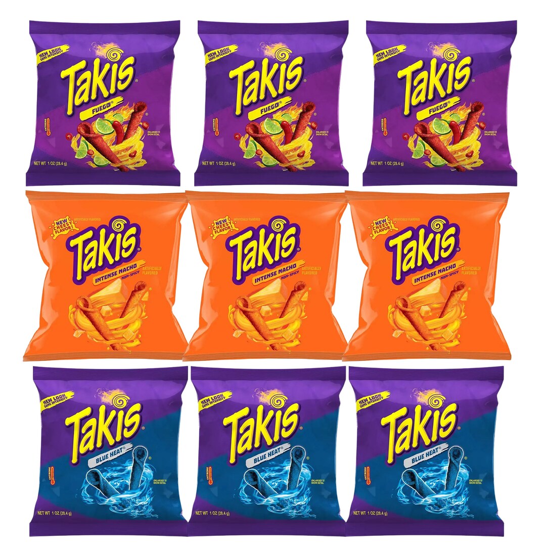 Bundle of 9 Takis - Etsy