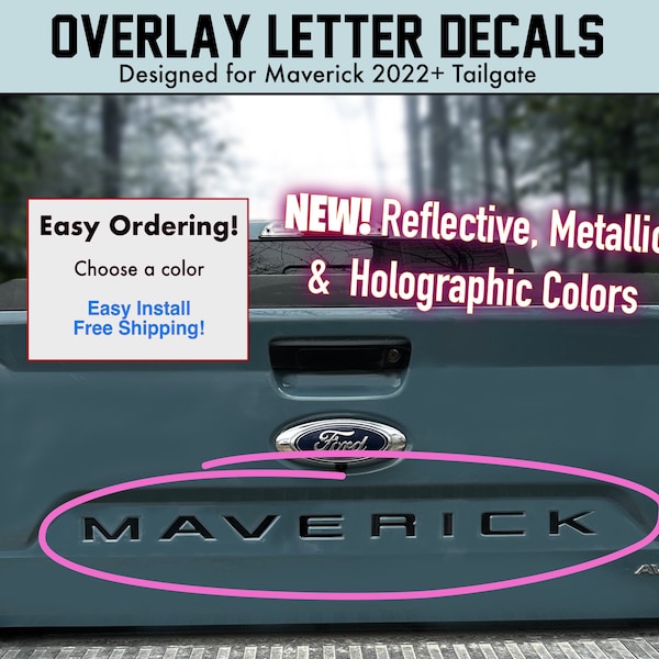 Maverick Tailgate Letters - Etsy