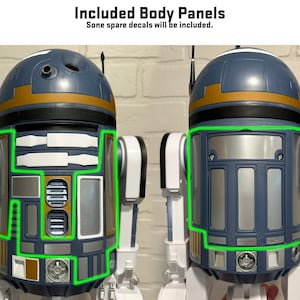 Droid Panel Stickers: Custom Decals for R-unit & SK-620 Droids - Etsy
