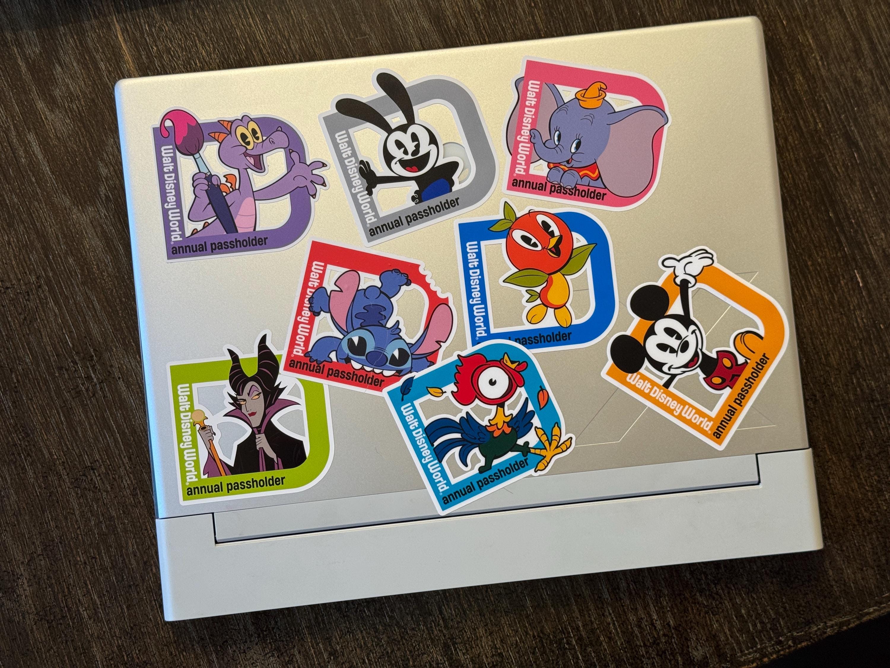 Disney’s “D” Annual Passholder Sticker - Choose Style: Stitch ...