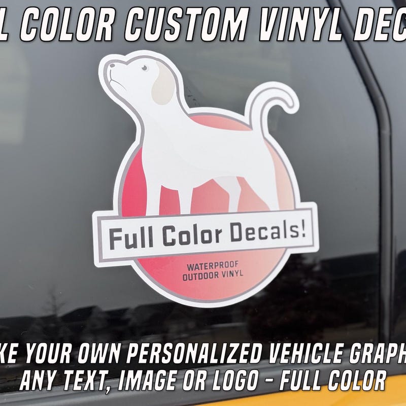 Full Color Decals - Etsy