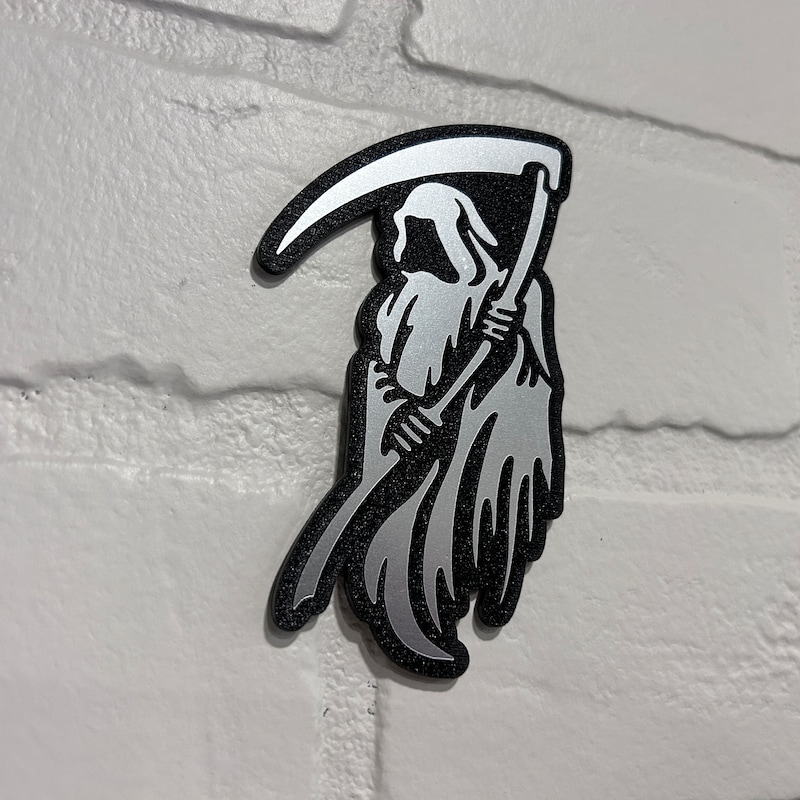 Grim Reaper Car Badge - Etsy
