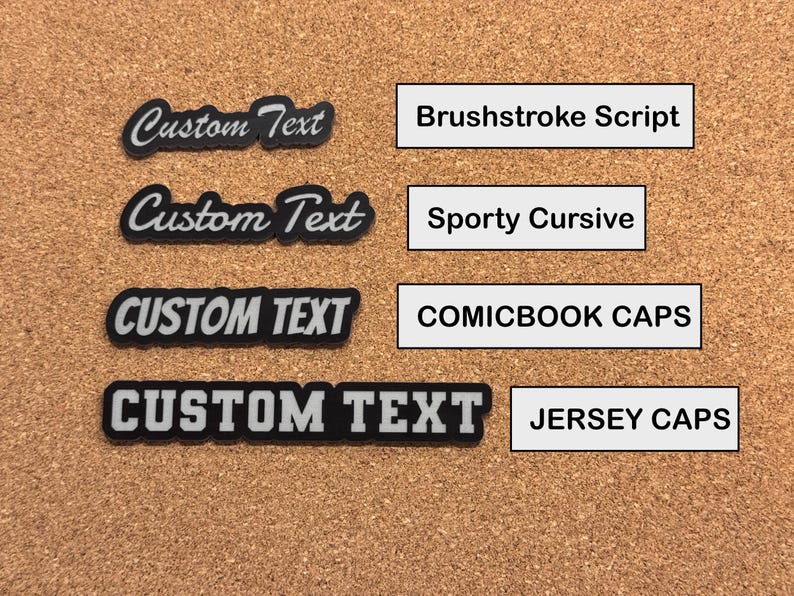 Custom Engraved Car Name Emblem Badge - Black With Gray- Customized ...