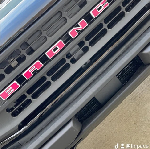 Custom Color Letters Overlay Decals Full Set Custom Fit - Etsy