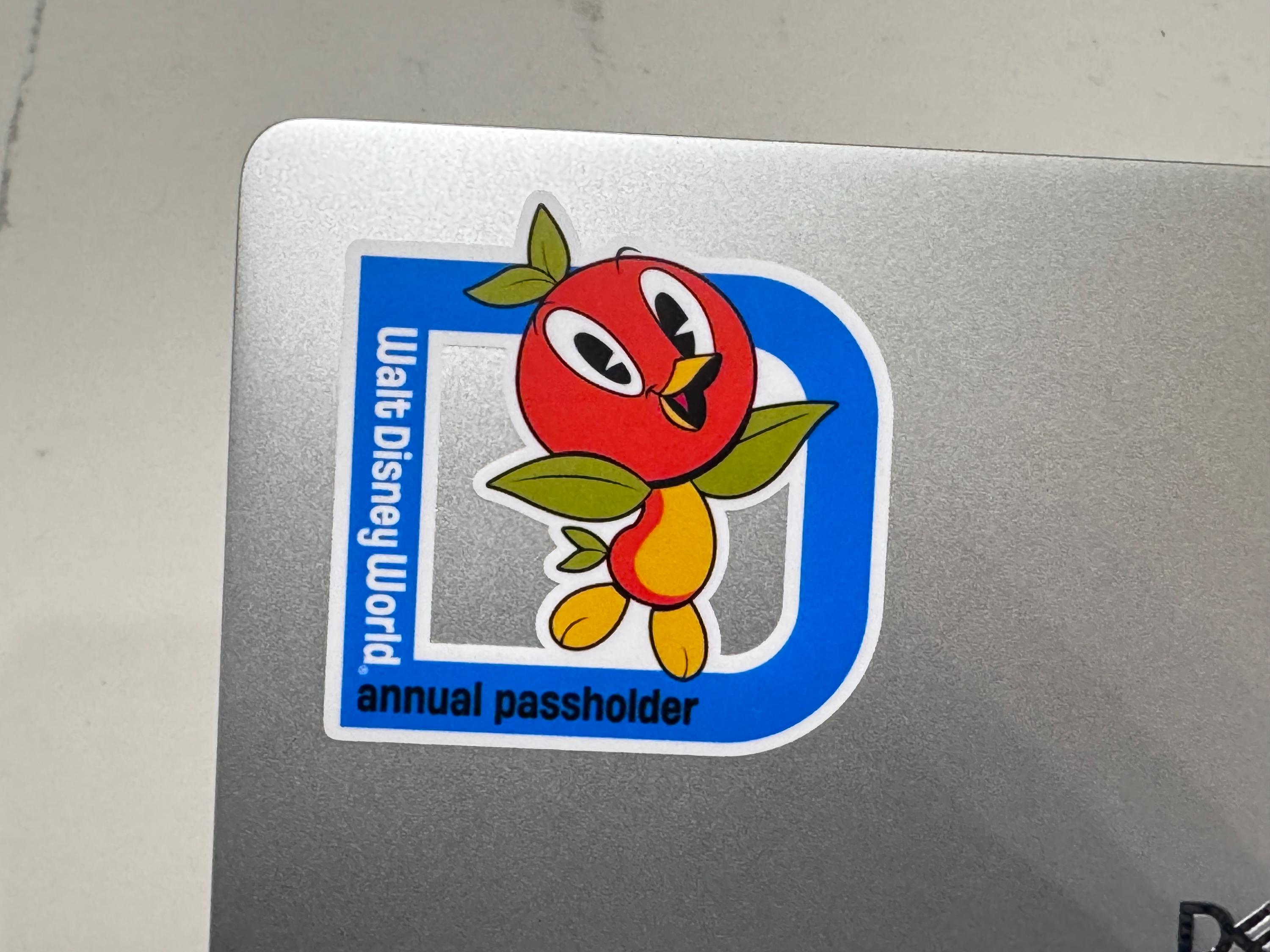 Disney’s “D” Annual Passholder Sticker - Choose Style: Stitch ...