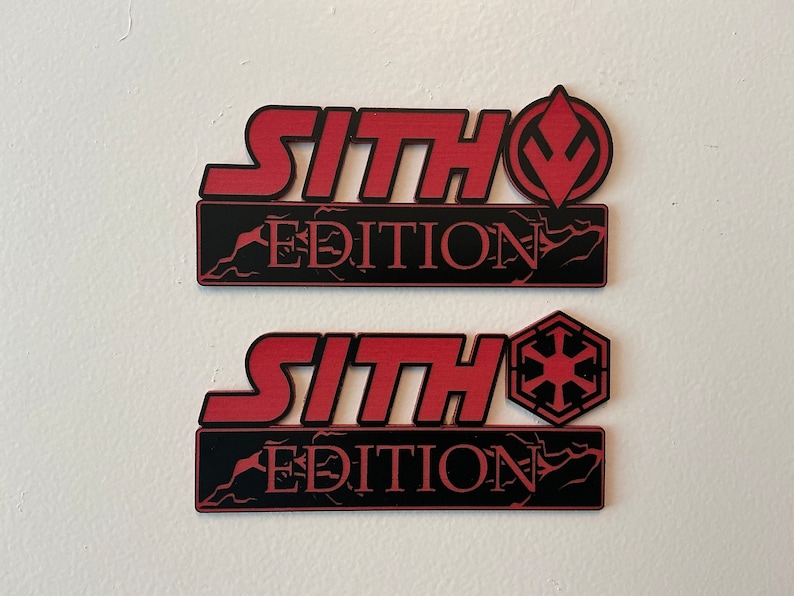 SITH EDITION Laser Engraved Car Emblem Badge - Etsy